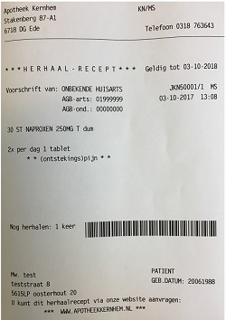 Apotheek Kernhem | Recept herhalen